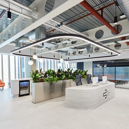 Polaris Box LED Square Linear Pendant - Synergy Creativ