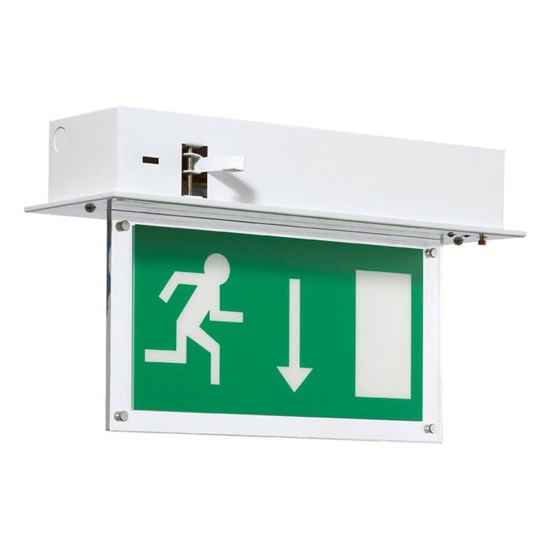 Blok Recessed LED Emergency Exit Sign - Synergy Creativ
